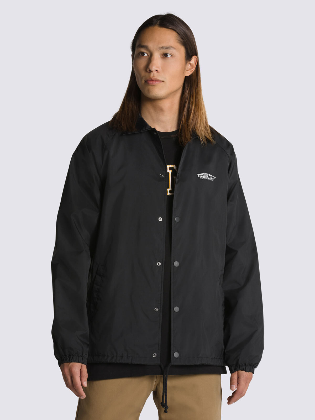 Vans - CHAQUETA HOMBRE RILEY HOODED COACHES NEGRO VANS | Ofertitas