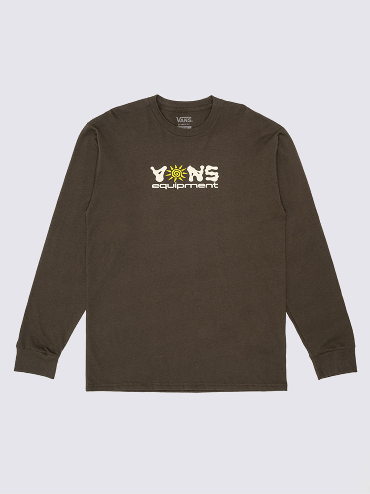 Polera Manga Larga Hombre Field Equipment Ls Café Oscuro Vans-Vans ...